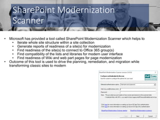 Getting started with share point online modernization - SharePoint ...