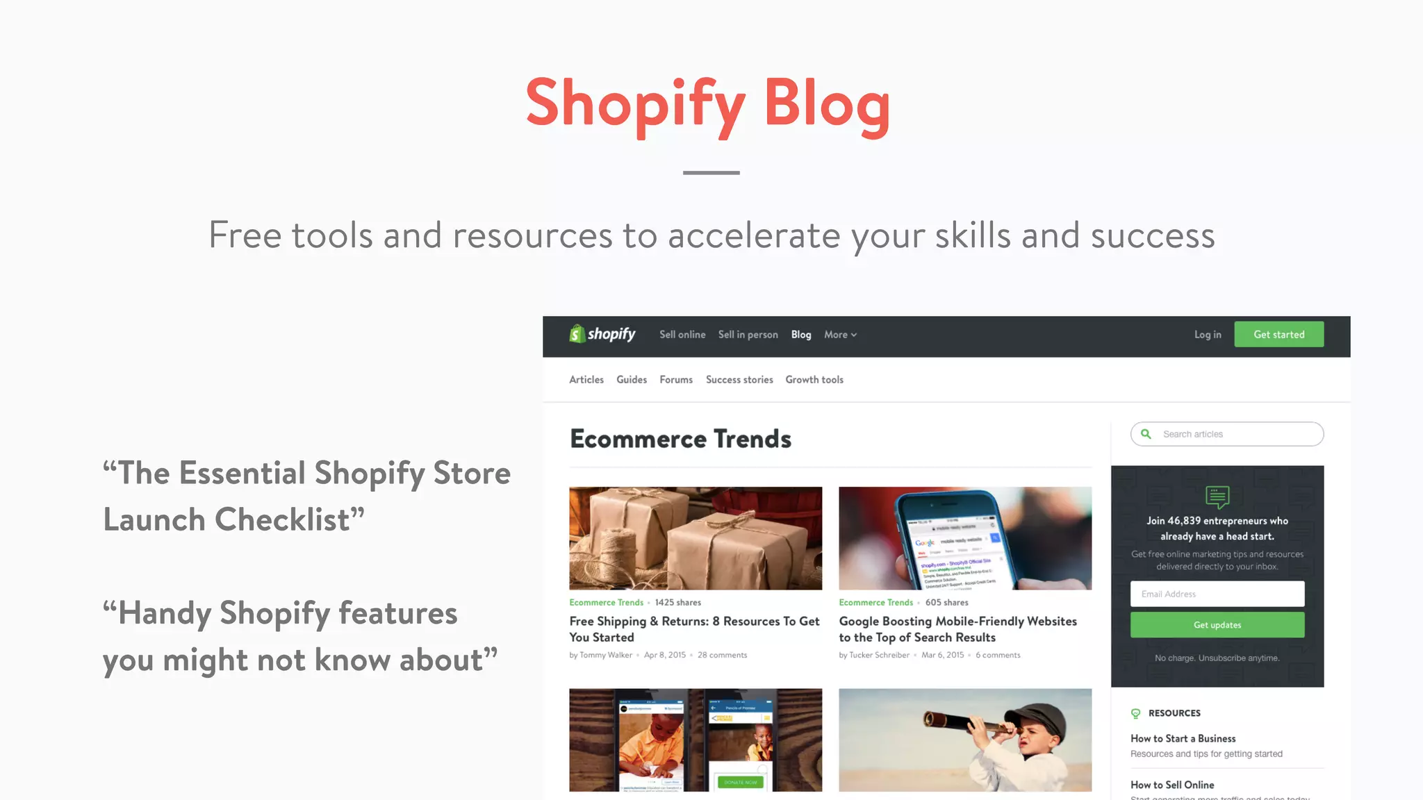 Getting started with shopify | PDF