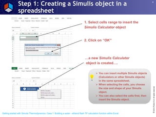 Simple thermodynamic example - Simulis Thermodynamics from ProSim | PDF