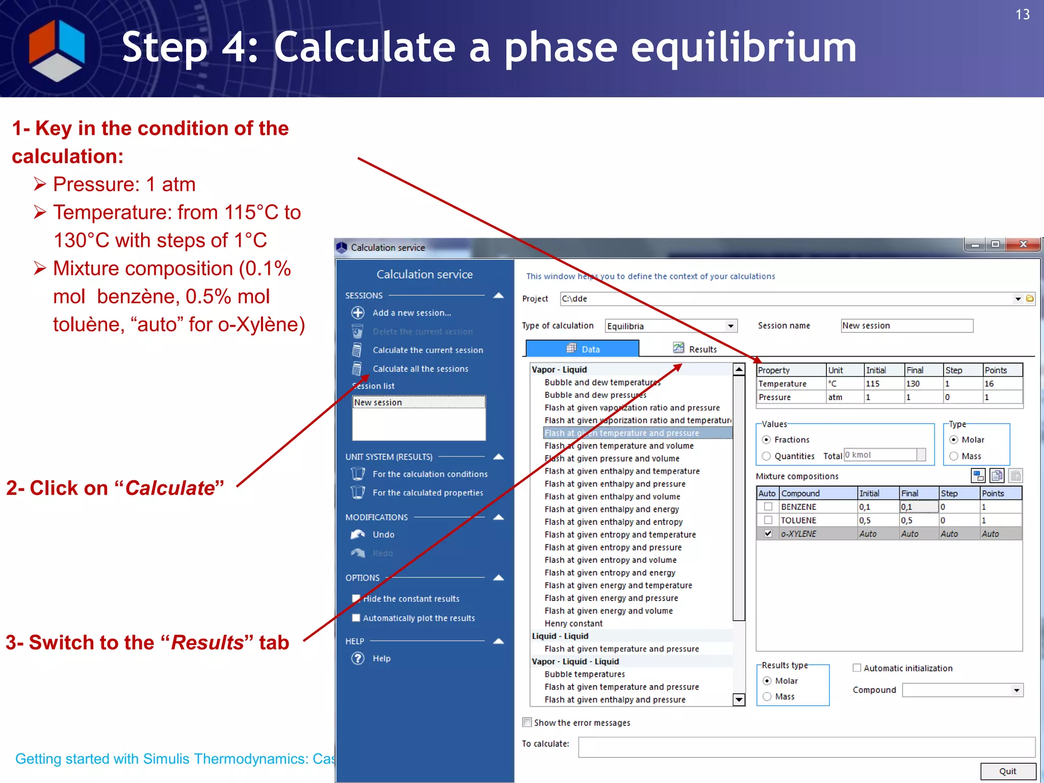 Easy thermodynamics calculations with Simulis Thermodynamics from ProSim | PPT