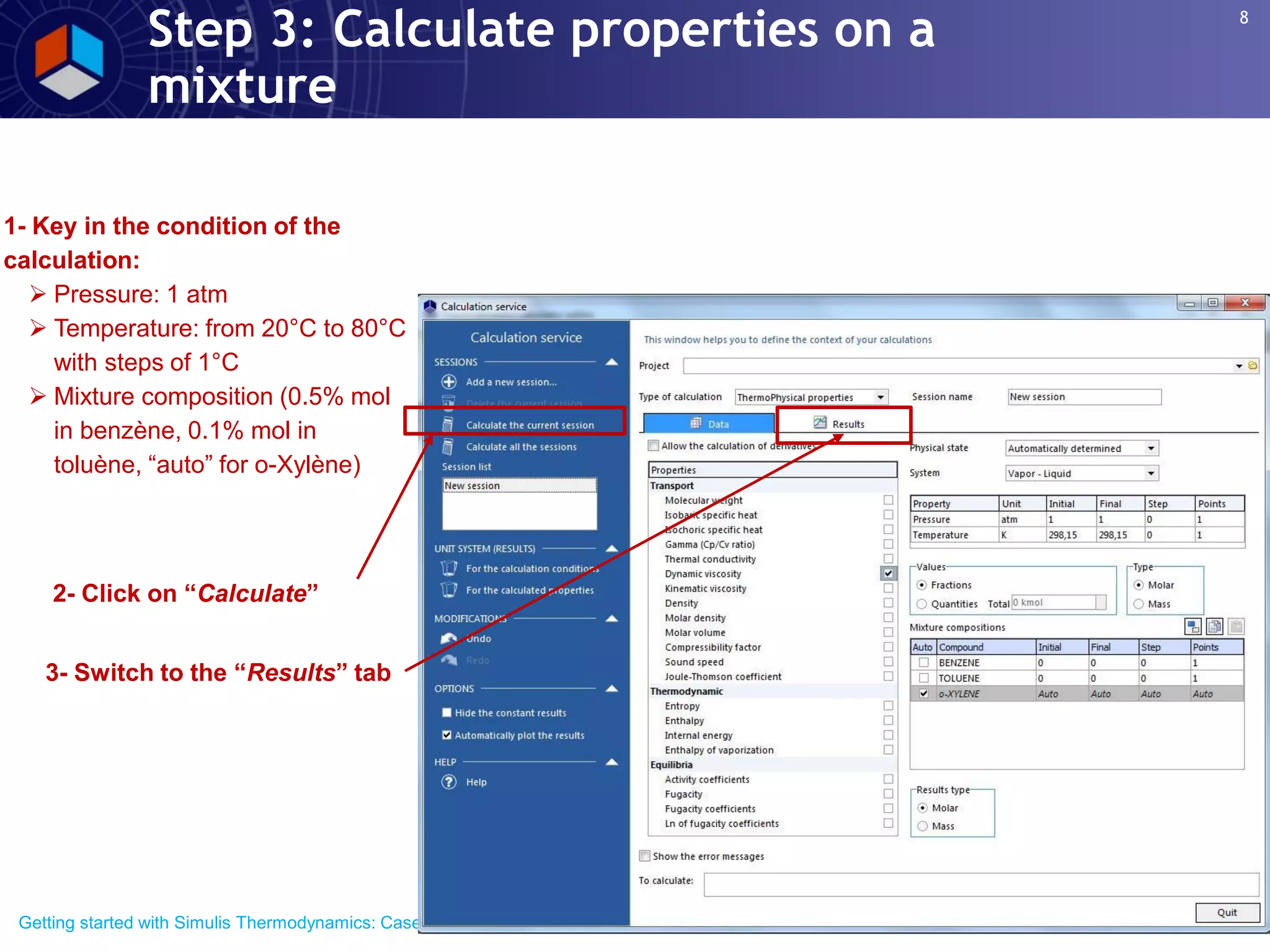 Easy thermodynamics calculations with Simulis Thermodynamics from ProSim | PPT