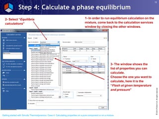 Easy thermodynamics calculations with Simulis Thermodynamics from ...