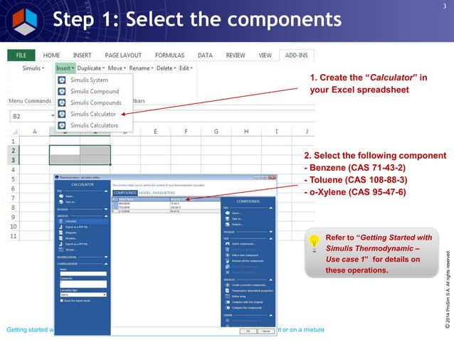 Easy thermodynamics calculations with Simulis Thermodynamics from ProSim | PPT