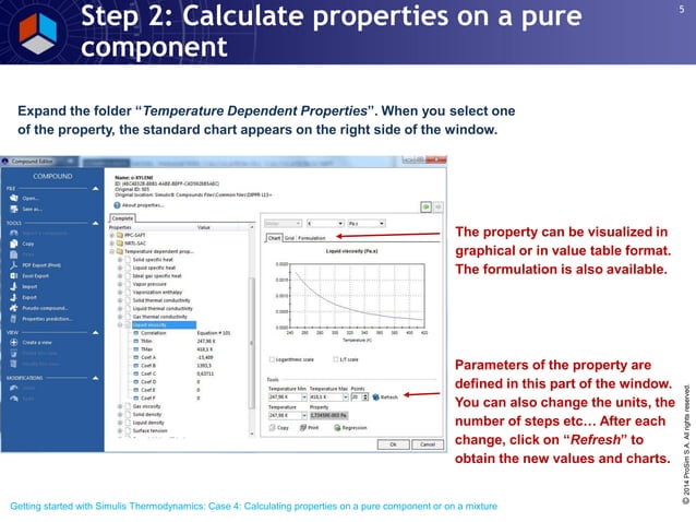 Easy thermodynamics calculations with Simulis Thermodynamics from ProSim | PPT