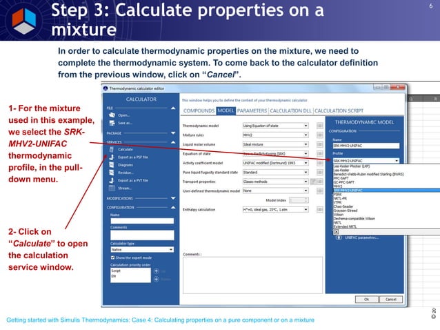 Easy thermodynamics calculations with Simulis Thermodynamics from ProSim | PPT