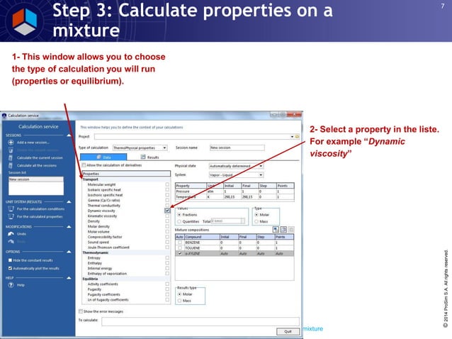 Easy thermodynamics calculations with Simulis Thermodynamics from ProSim | PPT