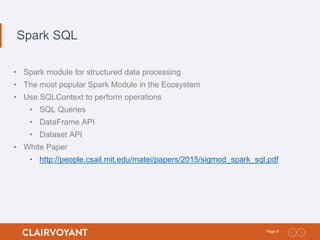 Getting started with SparkSQL - Desert Code Camp 2016 | PPT