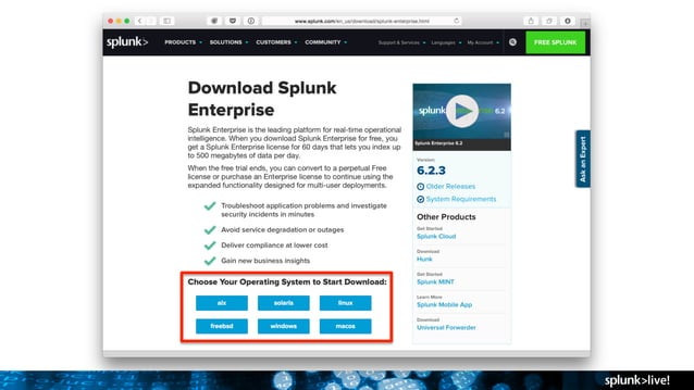 Getting Started with Splunk Enterprise | PPT