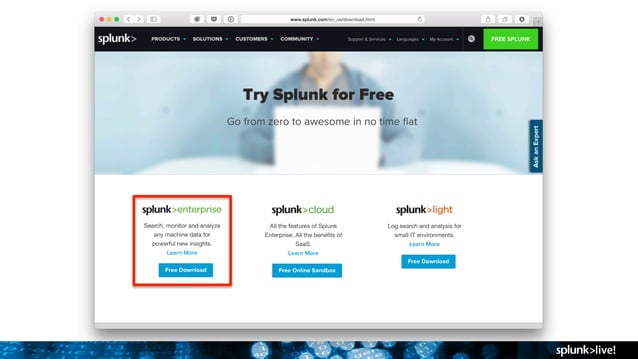Getting Started with Splunk Enterprise | PPT