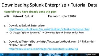 Getting Started with Splunk Hands-on | PPT