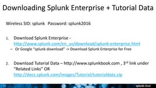 Getting Started with Splunk Enterprise | PPTX | Computer Software and Applications | Computing