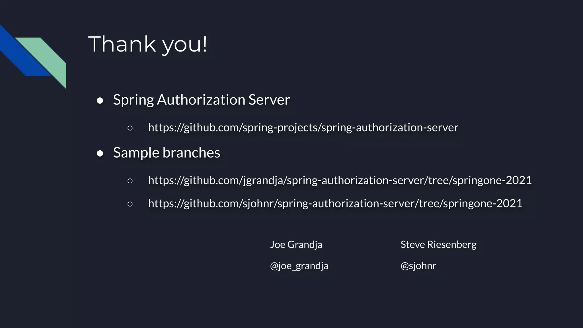 Getting Started with Spring Authorization Server | PPT