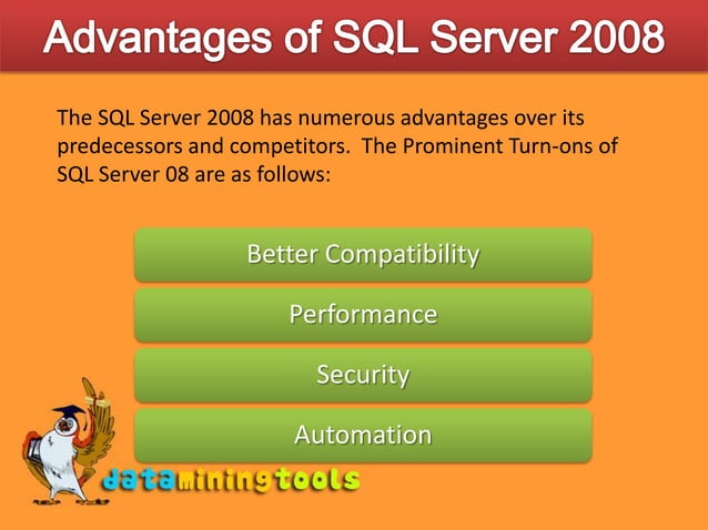 MS Sql Server: Getting Started With Sql Server 2008 | PPT