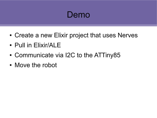 Embedded Erlang, Nerves, and SumoBots | PPT