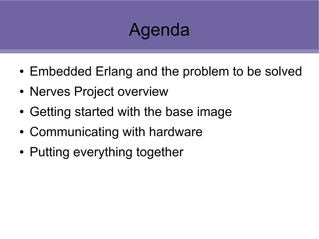 Embedded Erlang, Nerves, and SumoBots | PPT