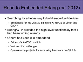 Embedded Erlang, Nerves, and SumoBots | PPT