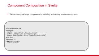 Getting started with Svelte Presentation | PPTX | Web Development | Internet