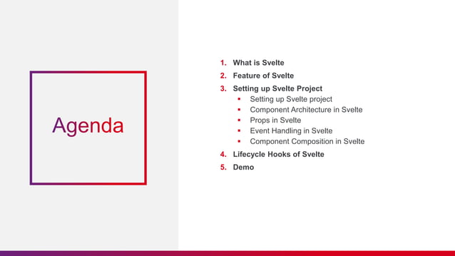 Getting Started With Svelte Presentation Pptx Web Development