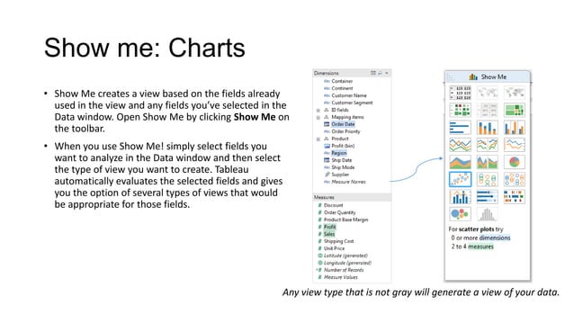 Getting started with Tableau | PPTX | Technology & Computing
