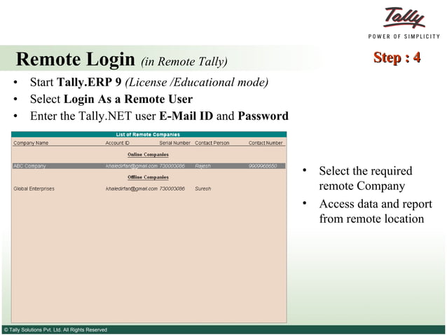 Getting Started With Tally.Erp 9 | PPS | Computing | Technology & Computing