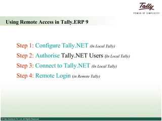 Getting Started With Tally.Erp 9 | PPS