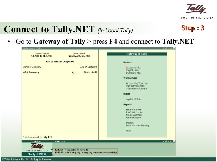 Getting Started With Tally.Erp 9 Getting Started With Tally.Erp 9