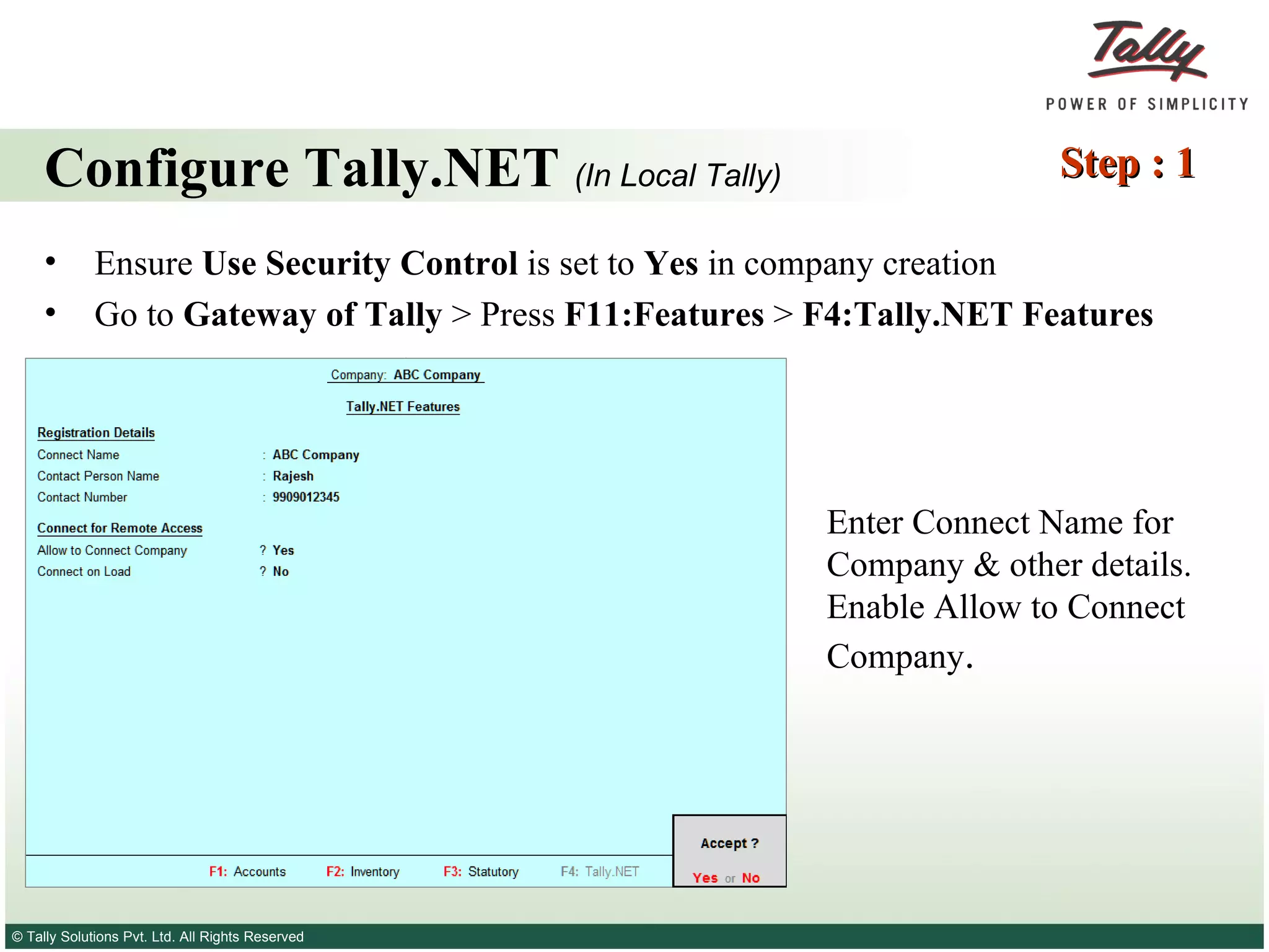 Getting started with tally.erp 9 and tally.net