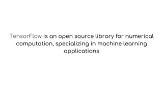 Getting started with TensorFlow | PDF
