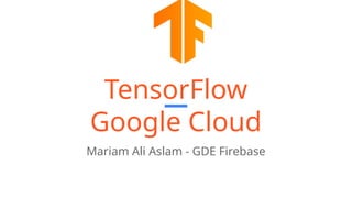 Getting Started with TensorFlow on Google Cloud | PPTX