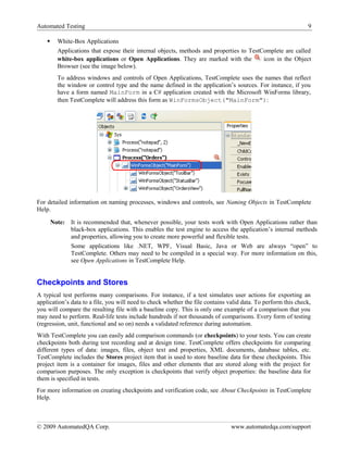 Getting started with test complete 7 | DOC | Web Development | Internet