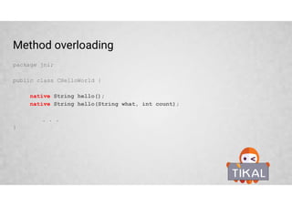 Getting started with the JNI | PDF
