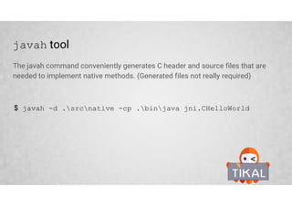 Getting started with the JNI | PDF
