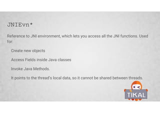 Getting started with the JNI | PPT