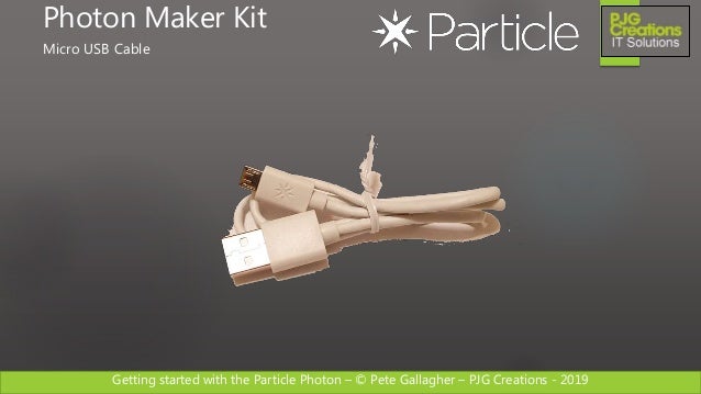 Getting started with the Particle Photon