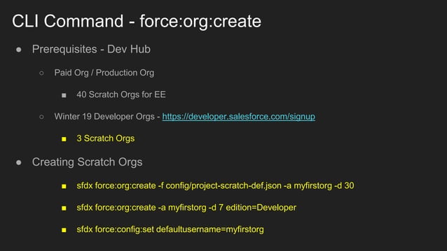 Getting started with Salesforce DX & CLI | PPT