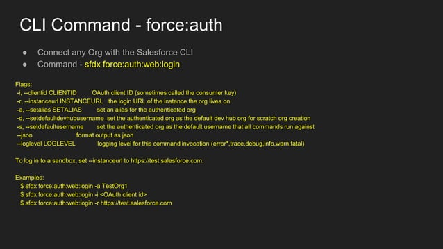 Getting started with Salesforce DX & CLI | PPT