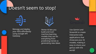 GDG MIT Generative AI : Getting started with the study jam | PPT