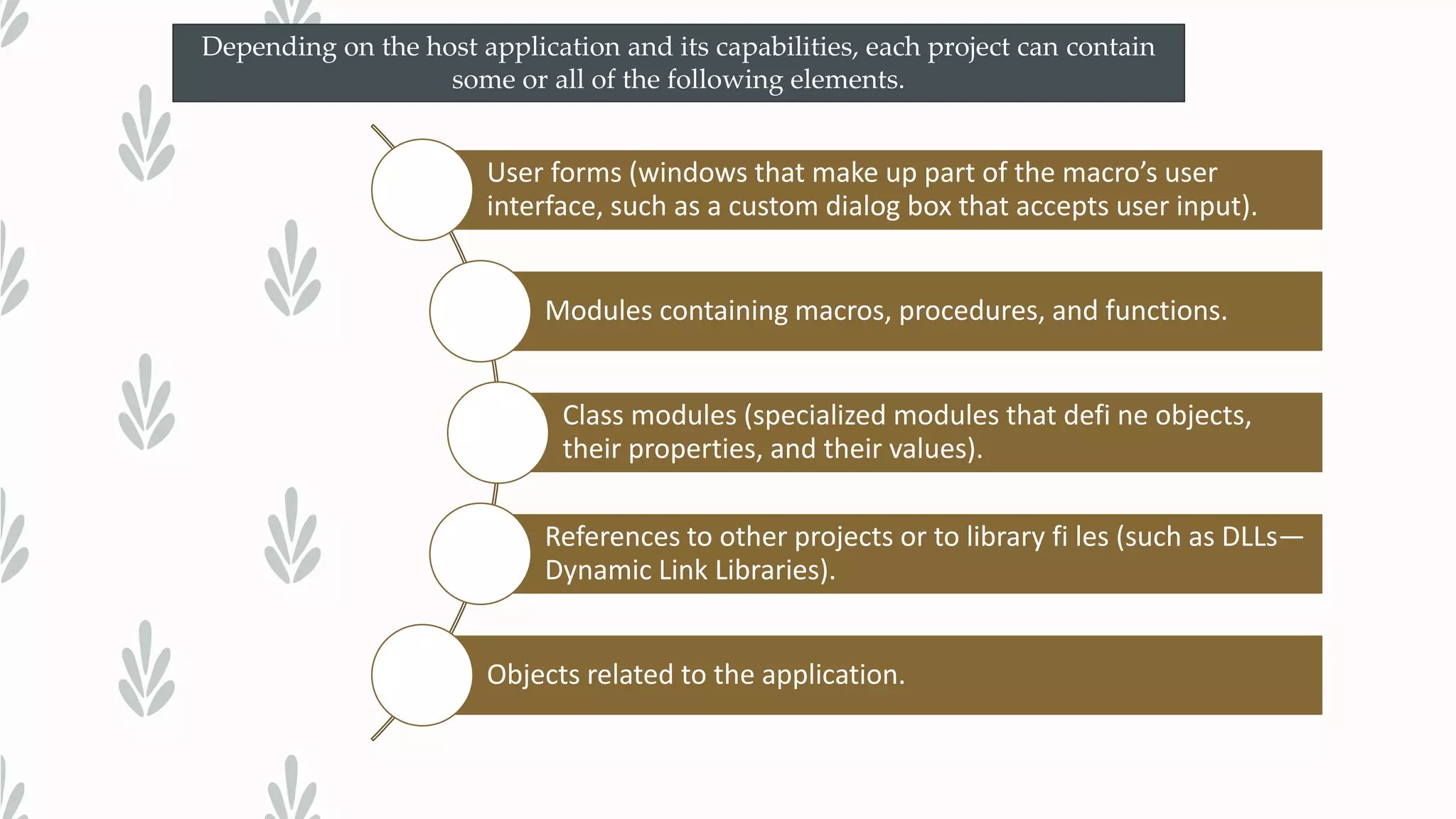 Getting started with the visual basic editor | PPT