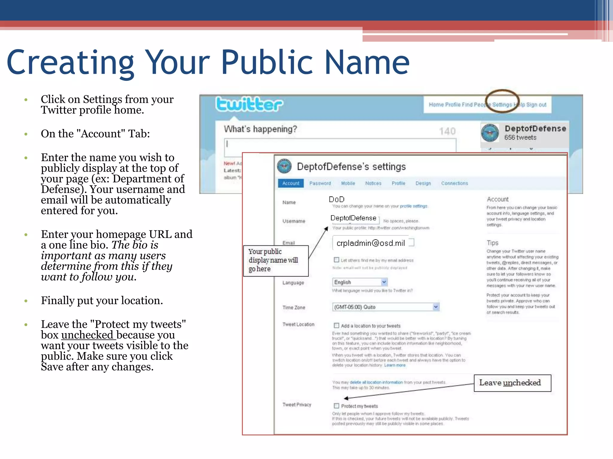 Getting Started With Twitter | PPTX