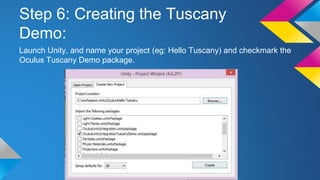 Getting started with Unity3D and Oculus Rift | PPTX