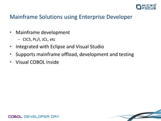 Getting started with Visual COBOL - COBOL Developer Day | PPTX