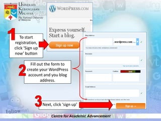Getting started with wordpress | PPT