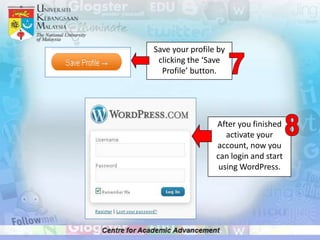 Getting started with wordpress | PPT