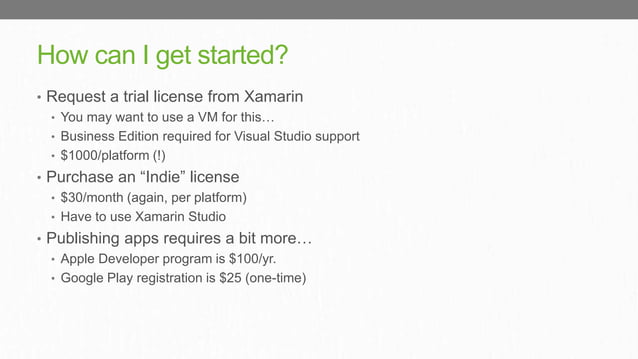 Getting started with Xamarin forms | PPT