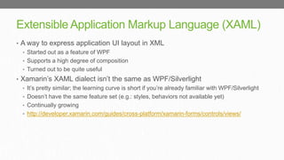 Getting started with Xamarin forms | PPT