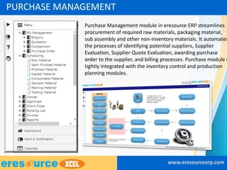 ERP for Manufacturing | Manufacturing ERP software System | eresource ...