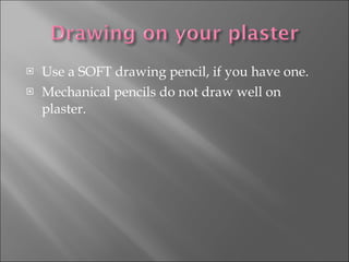 Getting started with your plaster sculpture | PPT
