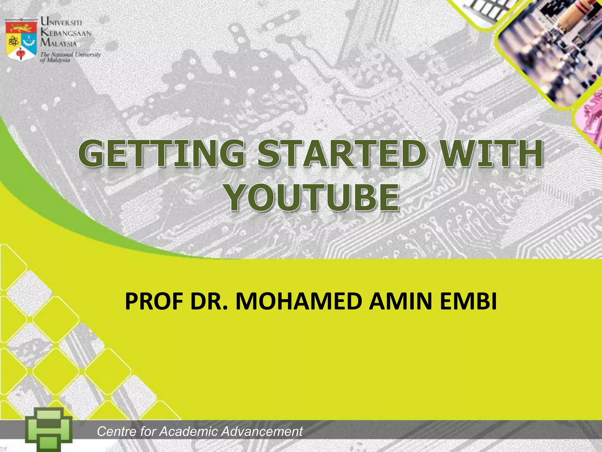 Getting started with youtube | PPT