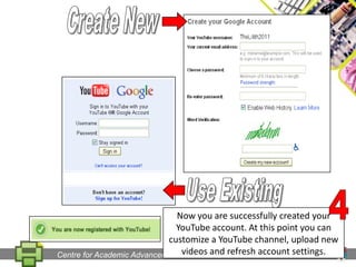 Getting started with youtube | PPT