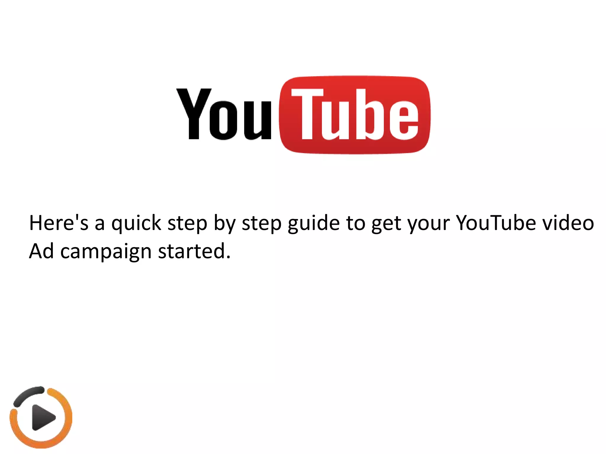 Getting started with YouTube advertising | PDF